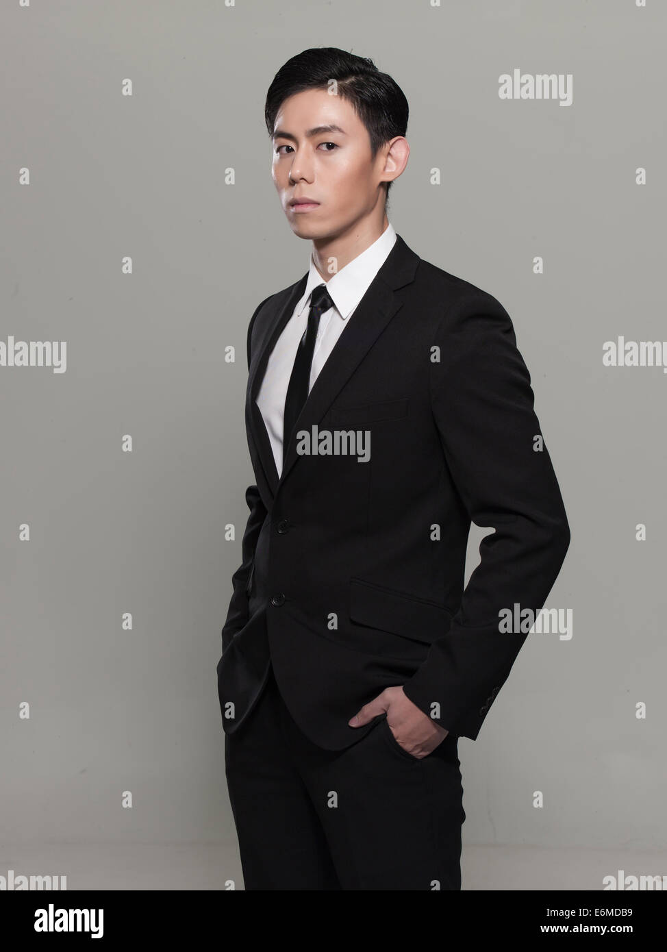 Successful Young Asian Businessman Posing Stock Photo - Alamy
