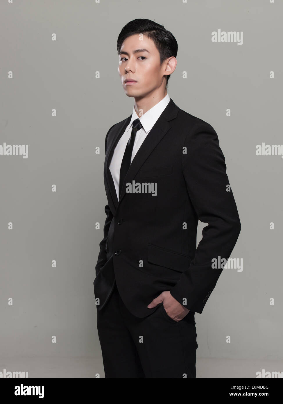 Successful Young Asian Businessman Posing Stock Photo - Alamy