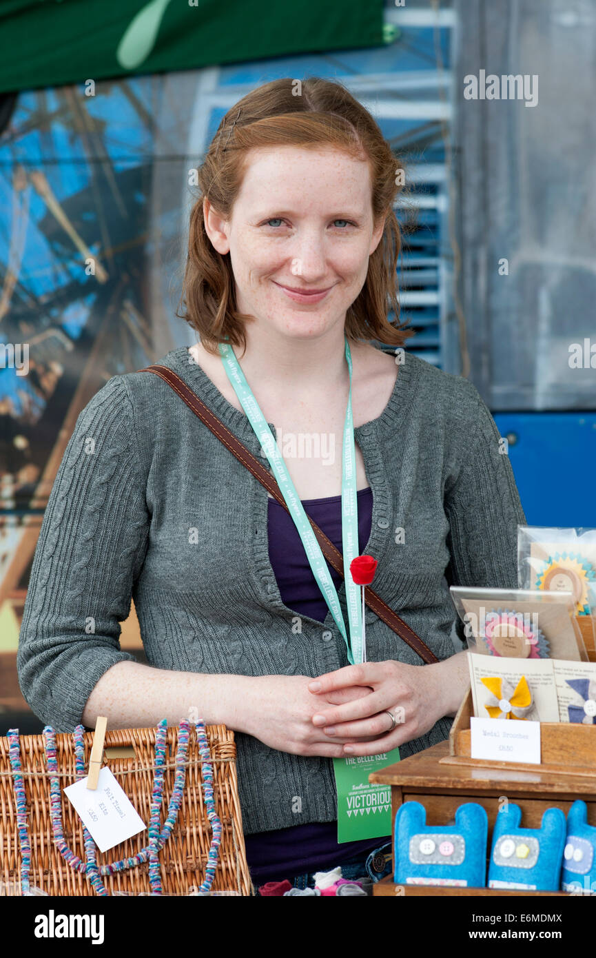Female stall holder hi-res stock photography and images - Alamy