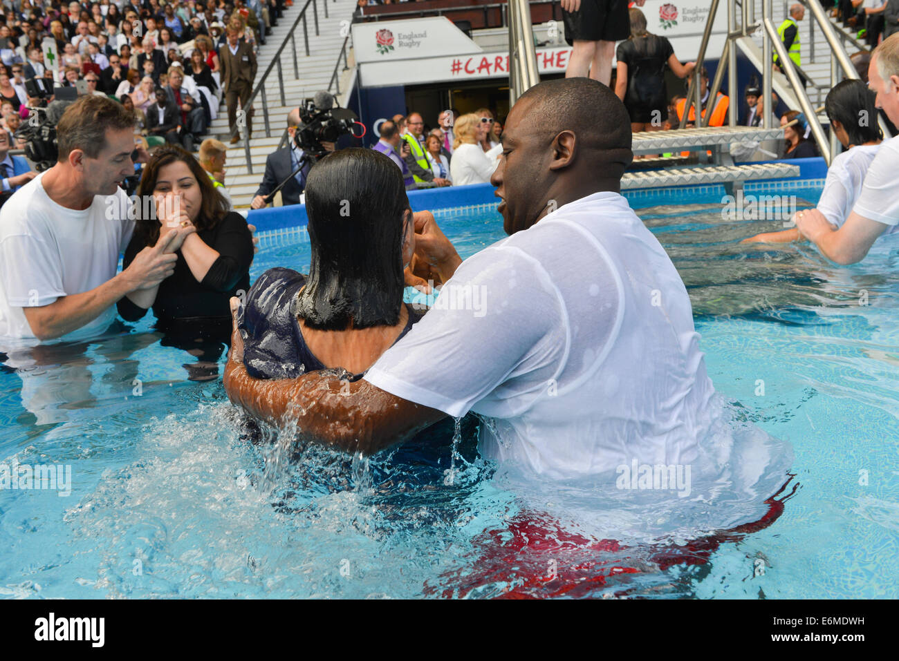 Baptism Jehovah's Witness London convention Twickenham stadium London ...