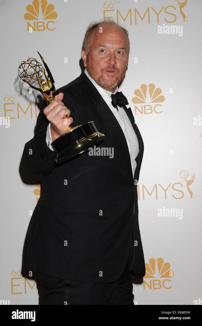 Los Angeles California Usa 25th Aug 2014 Louise Ck At The 66th Primetime Emmys Awards