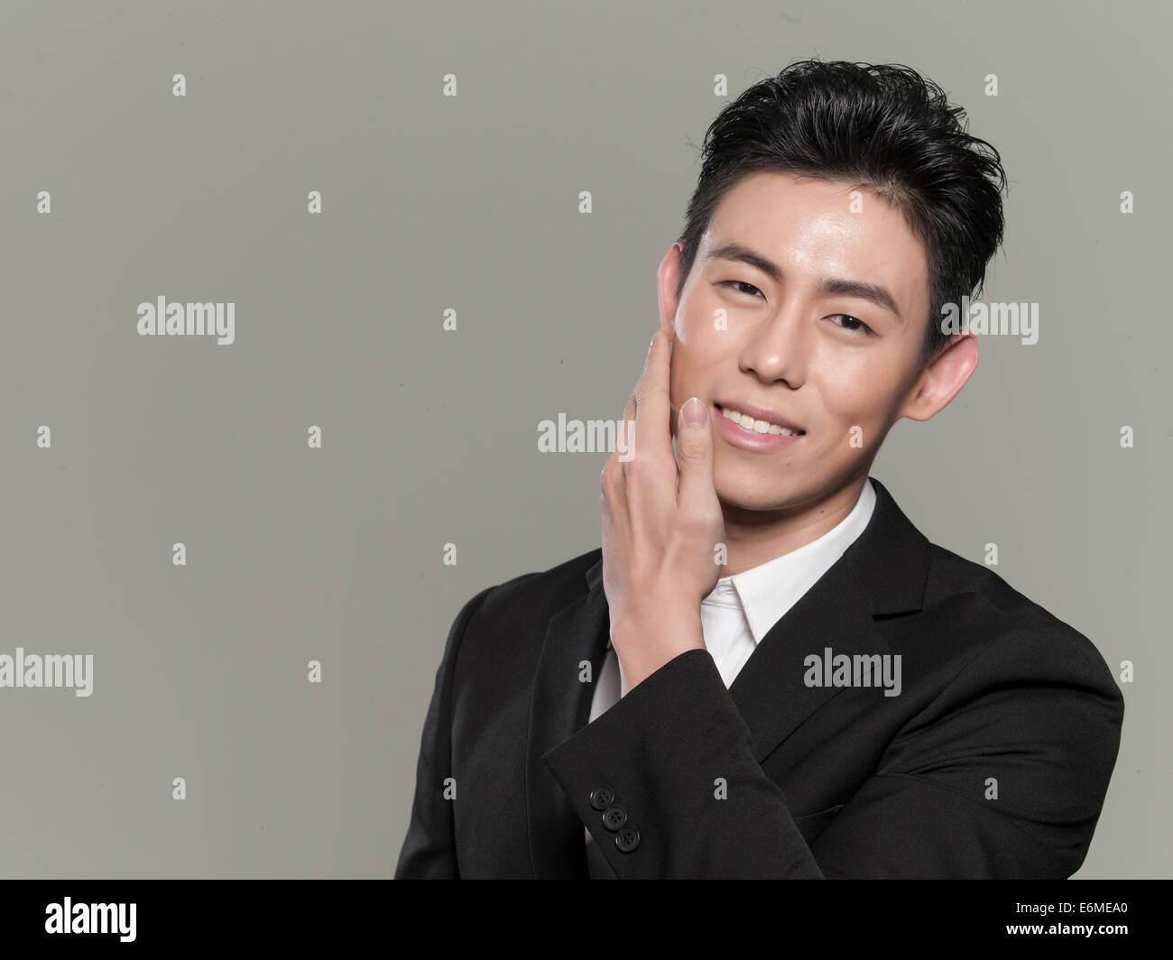 Successful Young Asian Businessman Posing Stock Photo - Alamy