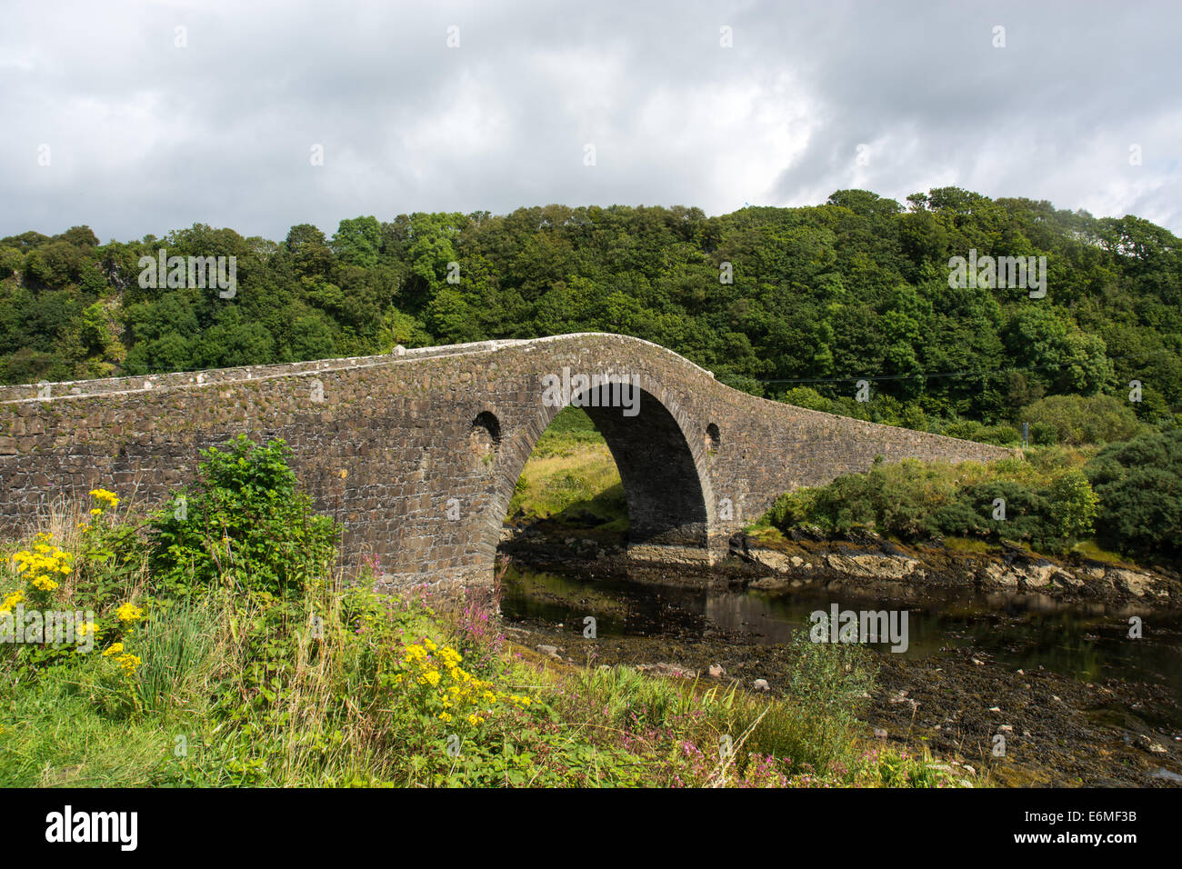 Clachan Bridge (or Atlantic Bridge), Seil, Lorn, Scotland Stock Photo ...