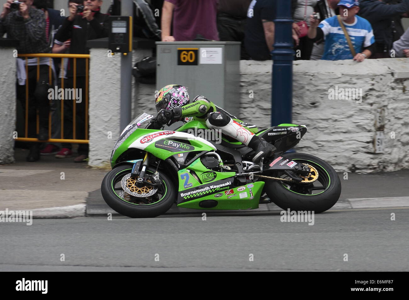 James Hillier cranked over through Parliament Square , on his ...