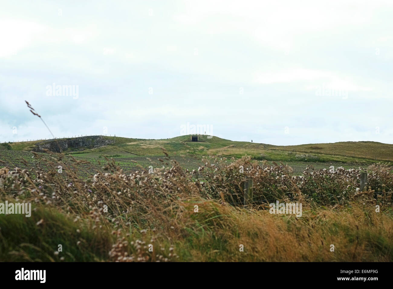 Barclodiad y Gawres, Cable Bay, Burial Mound, near Rhosneigr, Anglesey ...