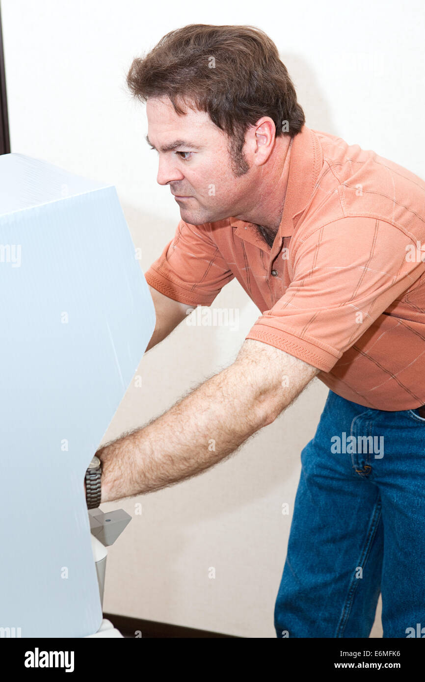 Touch screen voting machine hi-res stock photography and images - Alamy