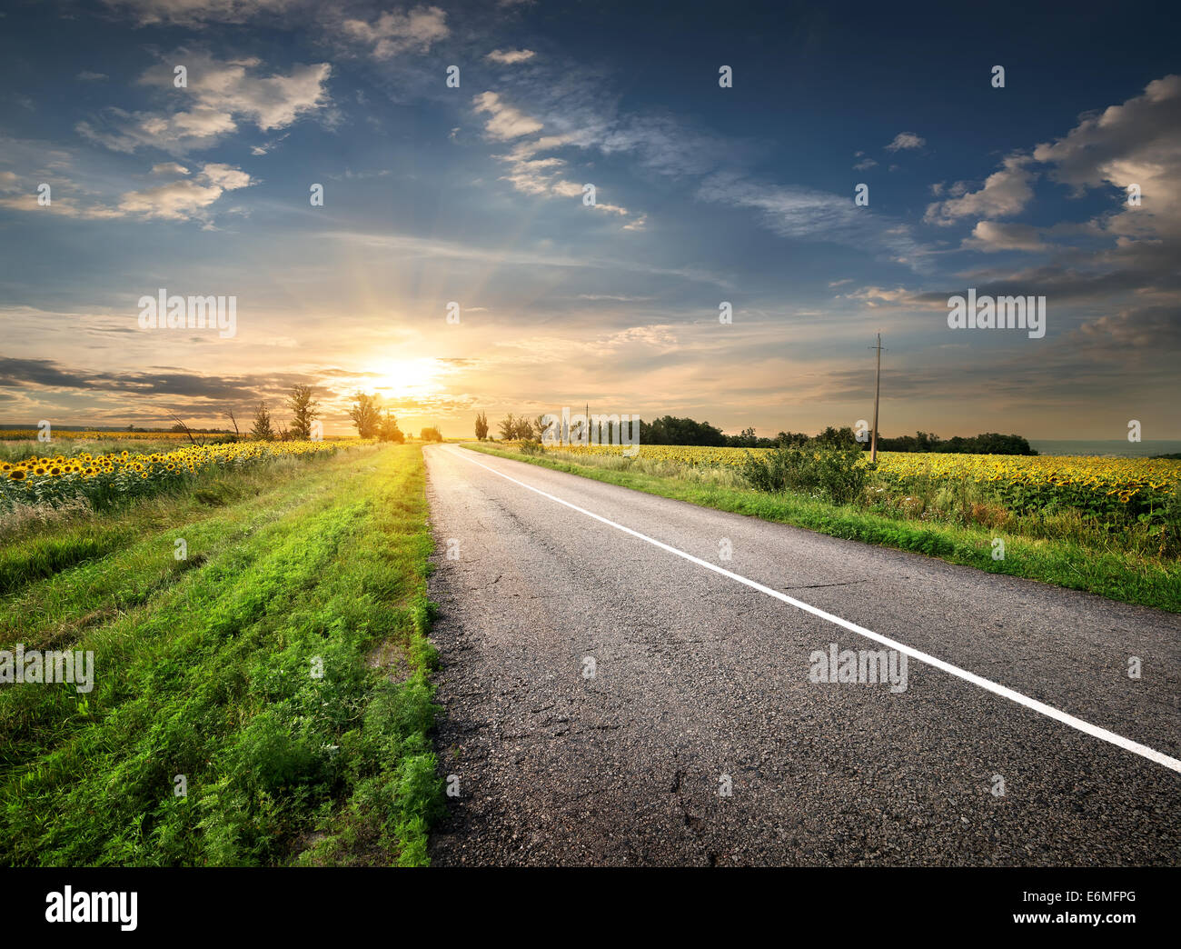 Highway field hi-res stock photography and images - Alamy