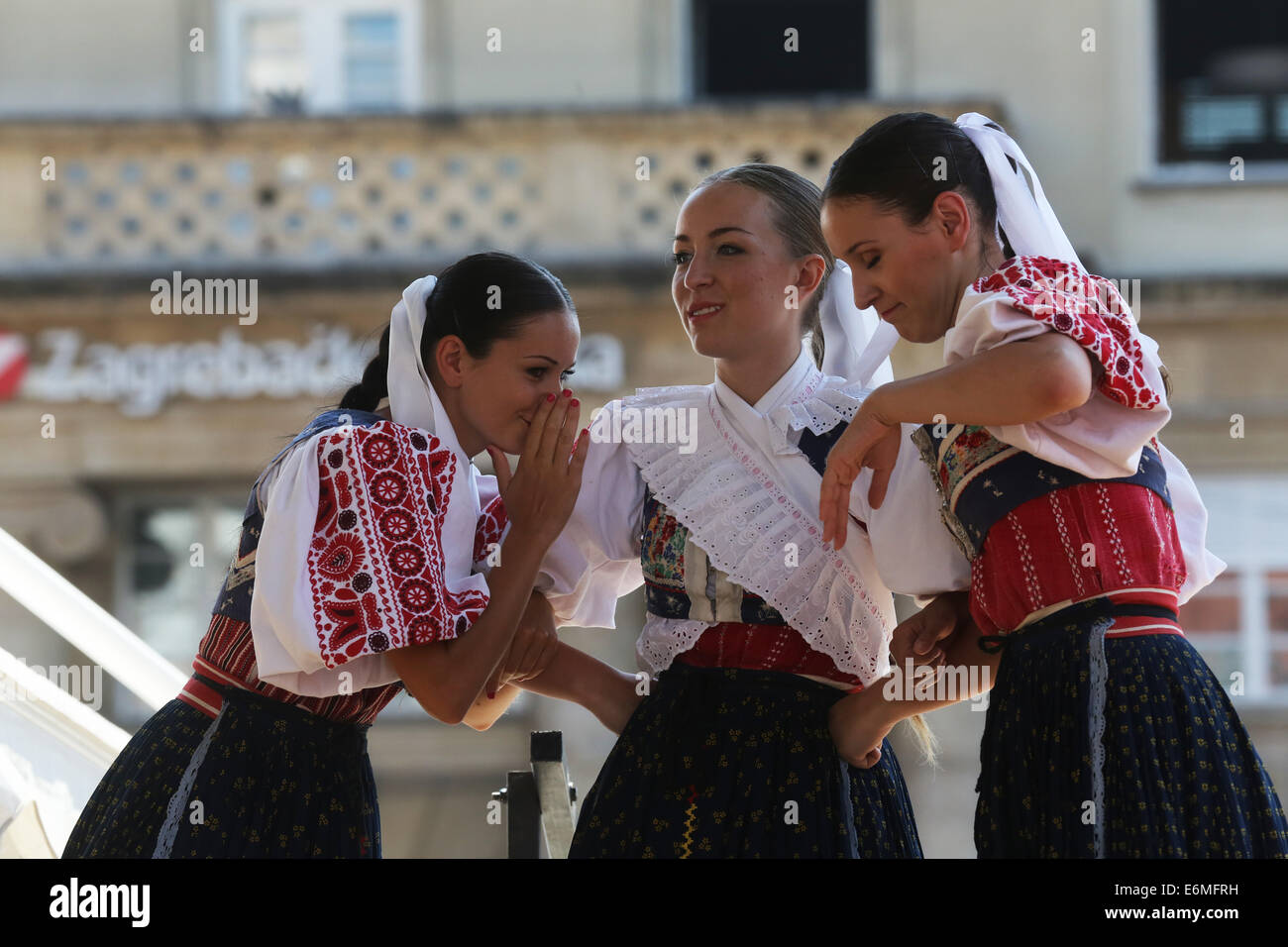 Members of folk group Detva from Slovakia during the 48th International ...