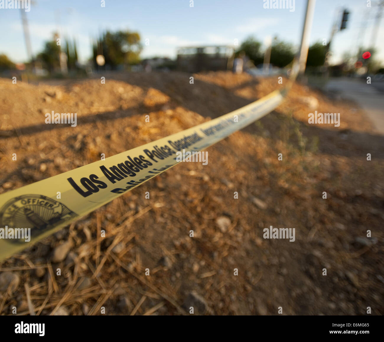 Los Angeles, California, USA. 26th Aug, 2014. At the scene along the ...