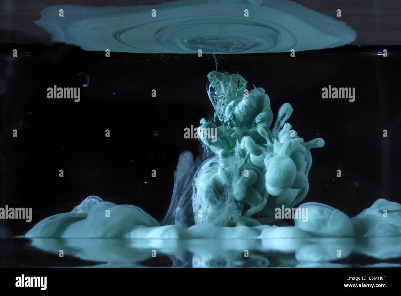 Ink in water Stock Photo - Alamy