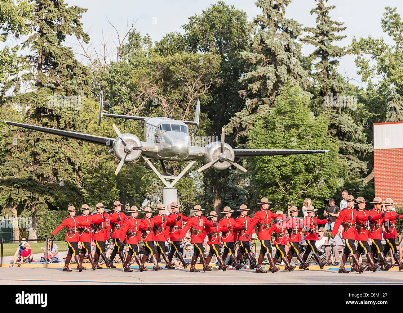 Cadets marching at the Sunset-Retreat Ceremony held once a week in ...