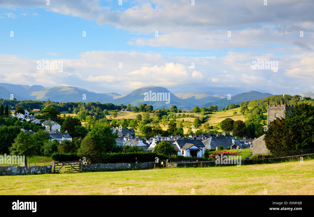 Hawkshead village lake district england hi-res stock photography and ...