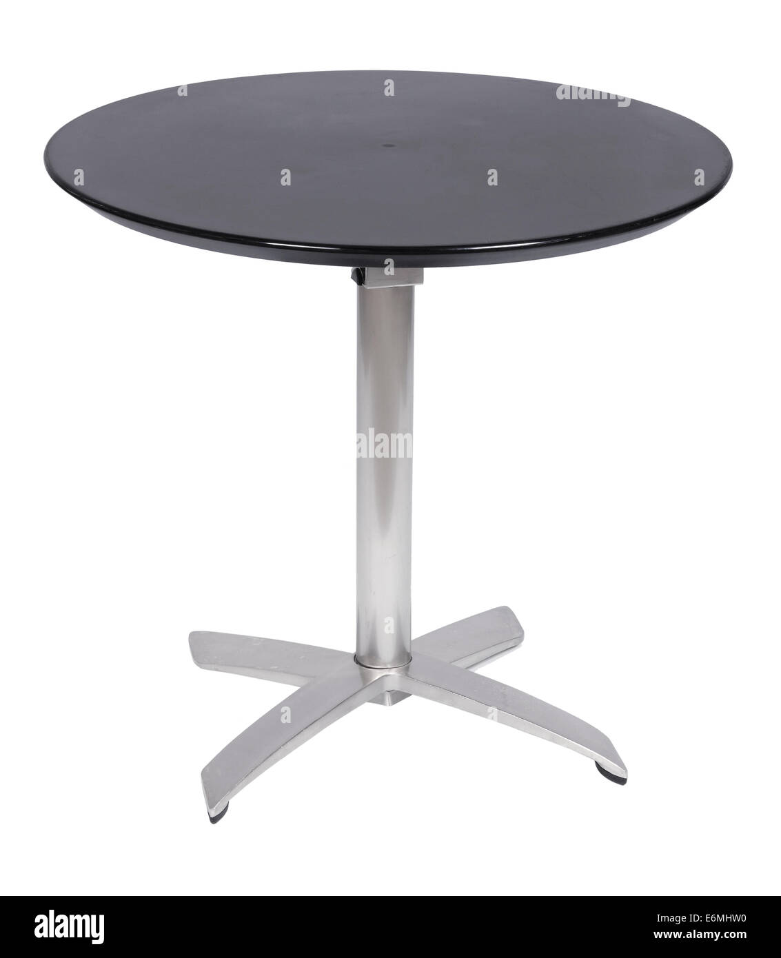 Round Bar Table Stock Photo - Alamy