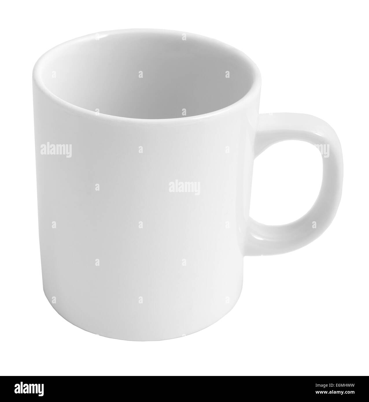 White Porcelain Mug Stock Photo - Alamy
