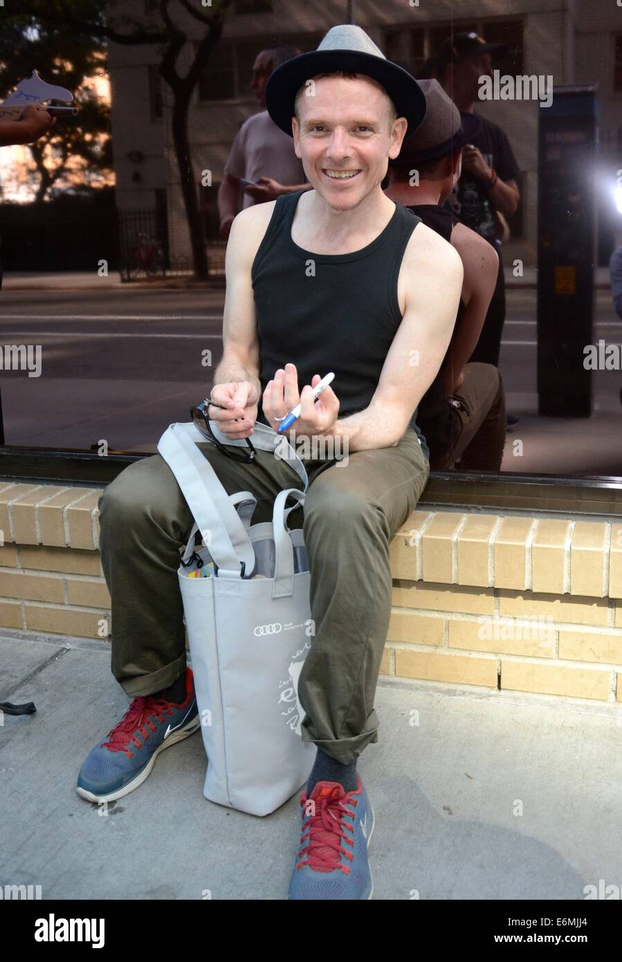 New York, NY, USA. 26th Aug, 2014. Stuart Murdoch out and about for ...