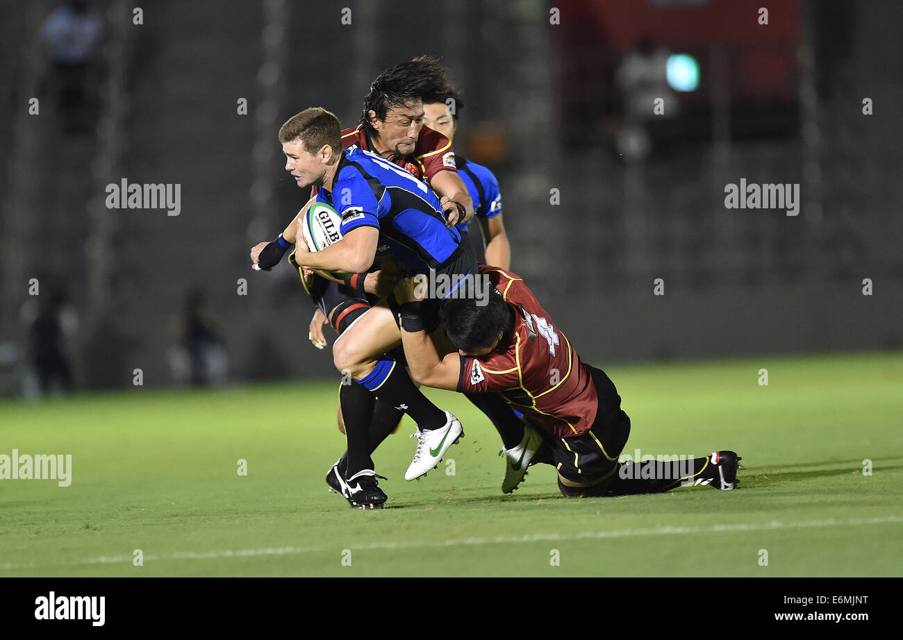 Chichibunomiya Rugby Stadium, Tokyo, Japan. 22nd Aug, 2014. Berrick ...