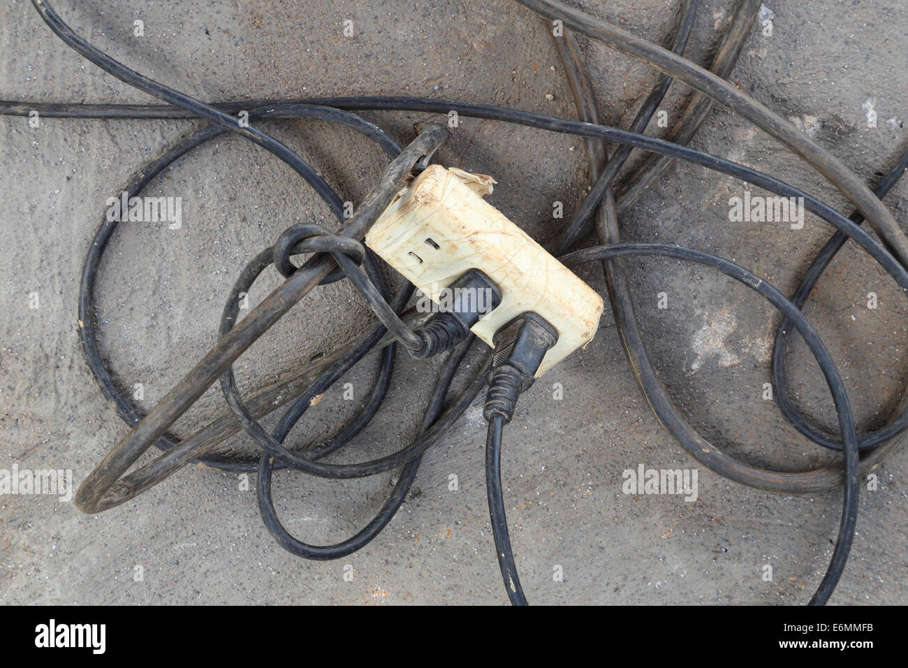 Old electrical cable hi-res stock photography and images - Alamy