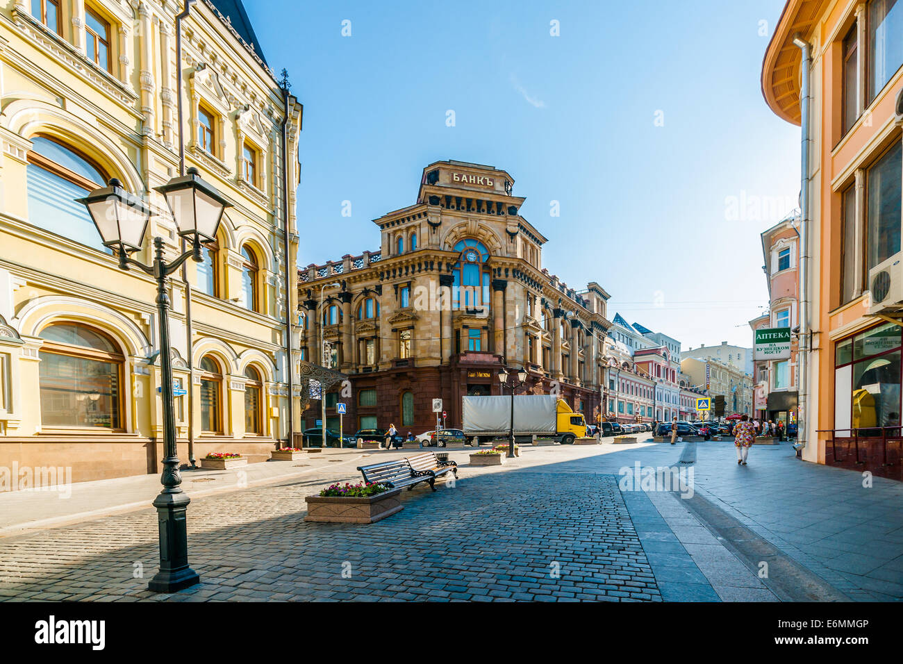 Bank of Moscow building Stock Photo - Alamy