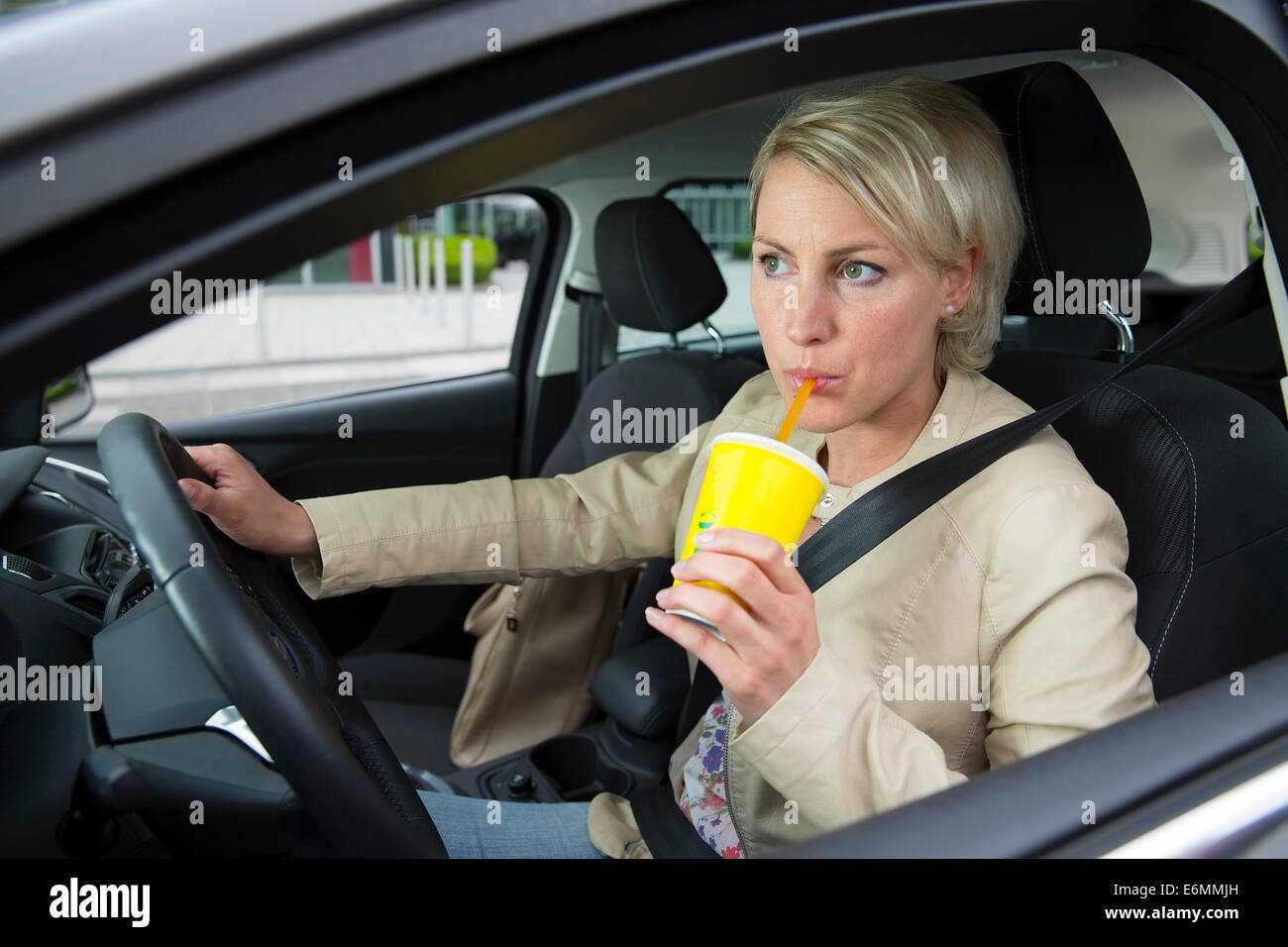 Drinking beaker with straw hi-res stock photography and images - Alamy