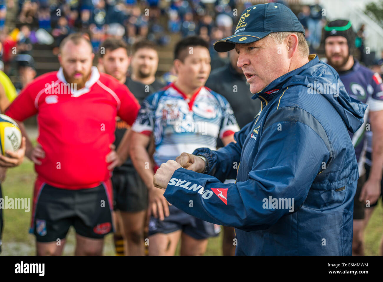 Rugby union australia coach players hi-res stock photography and images ...