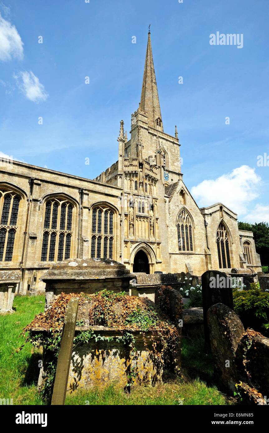 St John the Baptist church, Burford, Oxfordshire, England, UK, Western ...