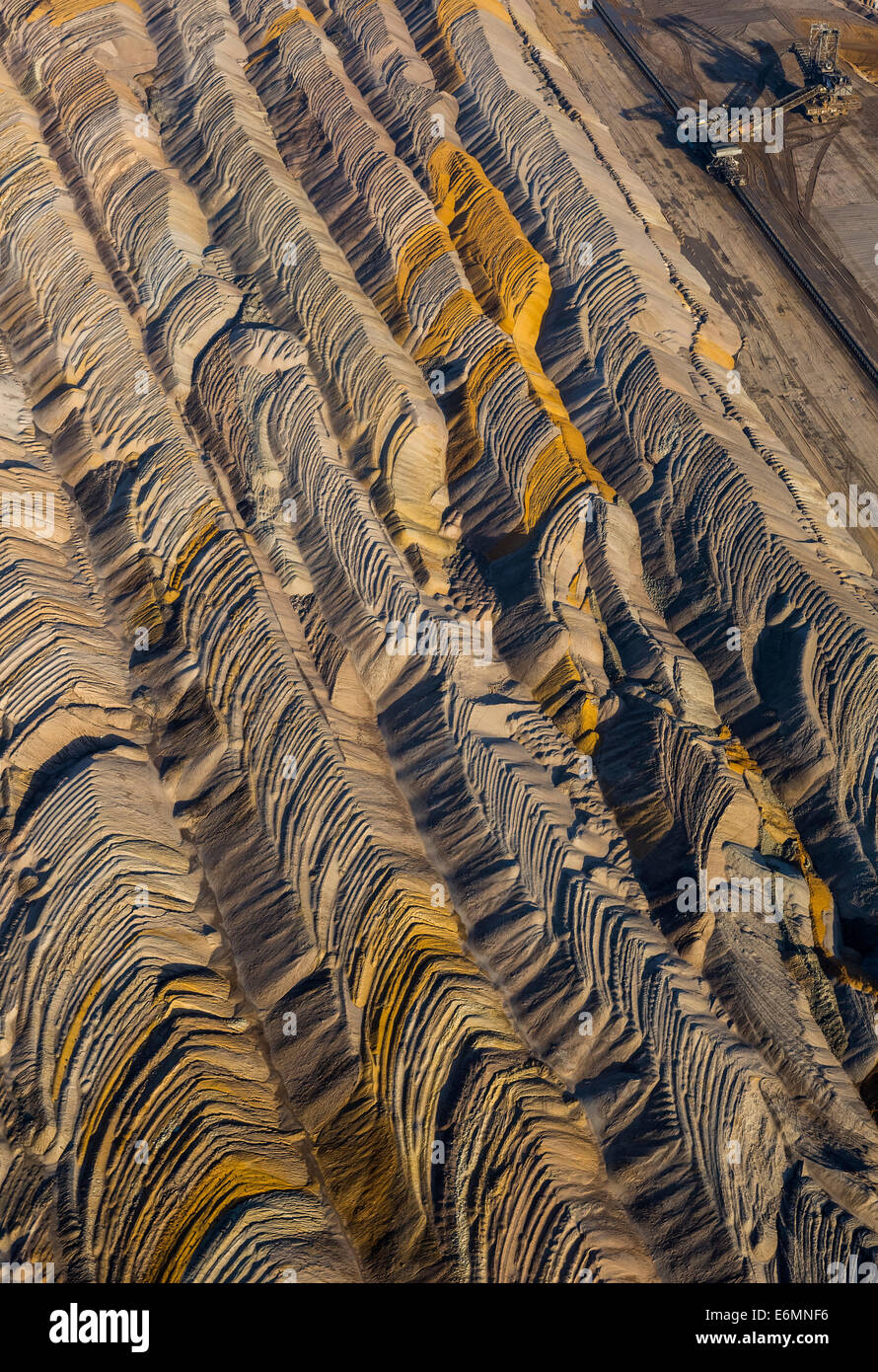 Aerial view open cast mine hi-res stock photography and images - Alamy