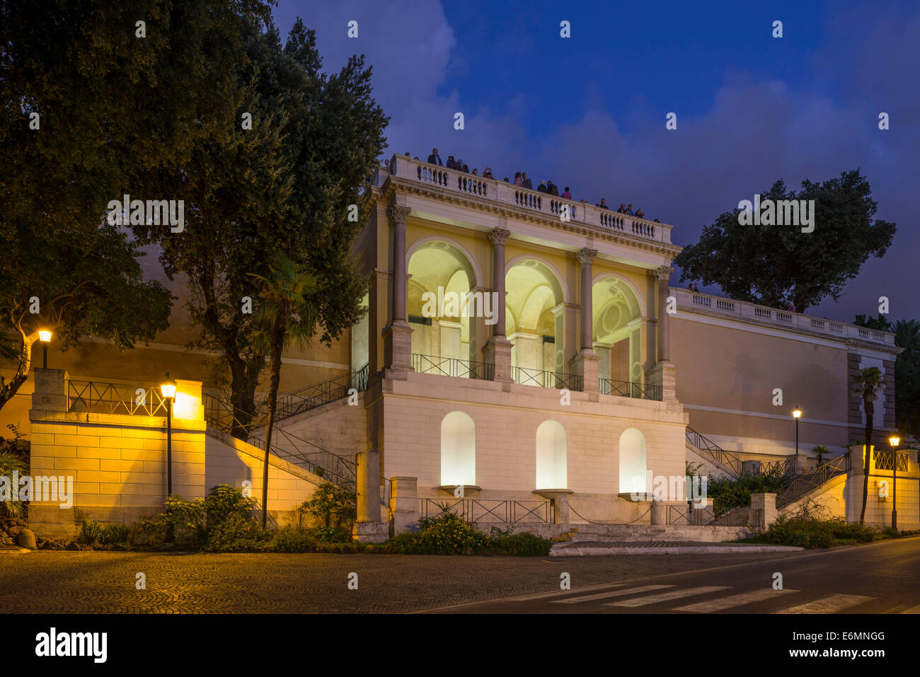 Pincio terrace architecture hi-res stock photography and images - Alamy