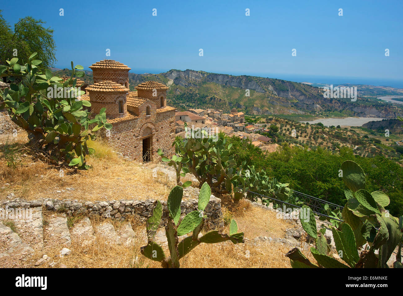 Byzantine church Cattolica of Stilo, Stilo, Calabria, Italy Stock Photo ...