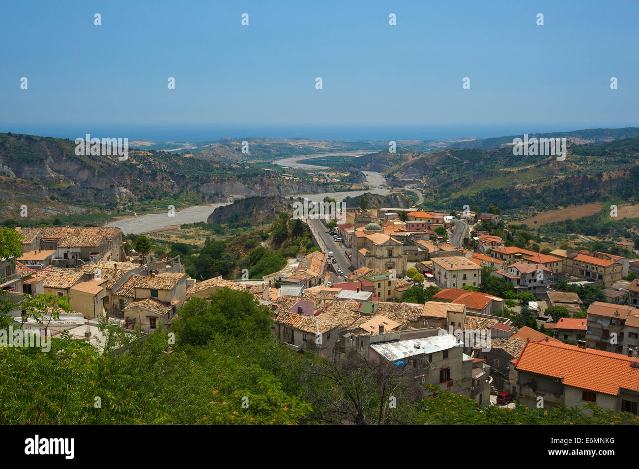 Townscape of Stilo, Calabria, Italy Stock Photo - Alamy