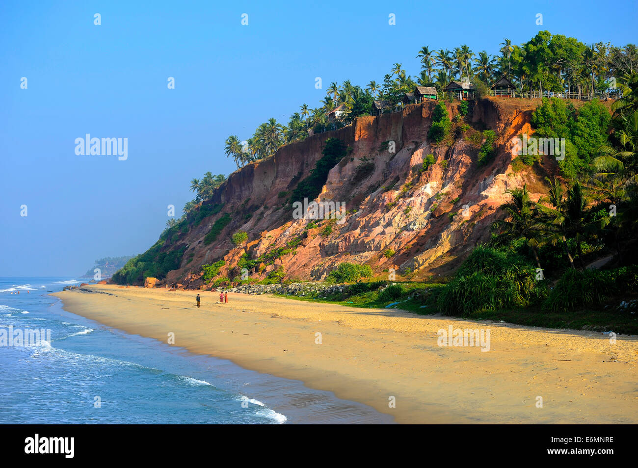 Varkala cliff hi-res stock photography and images - Alamy