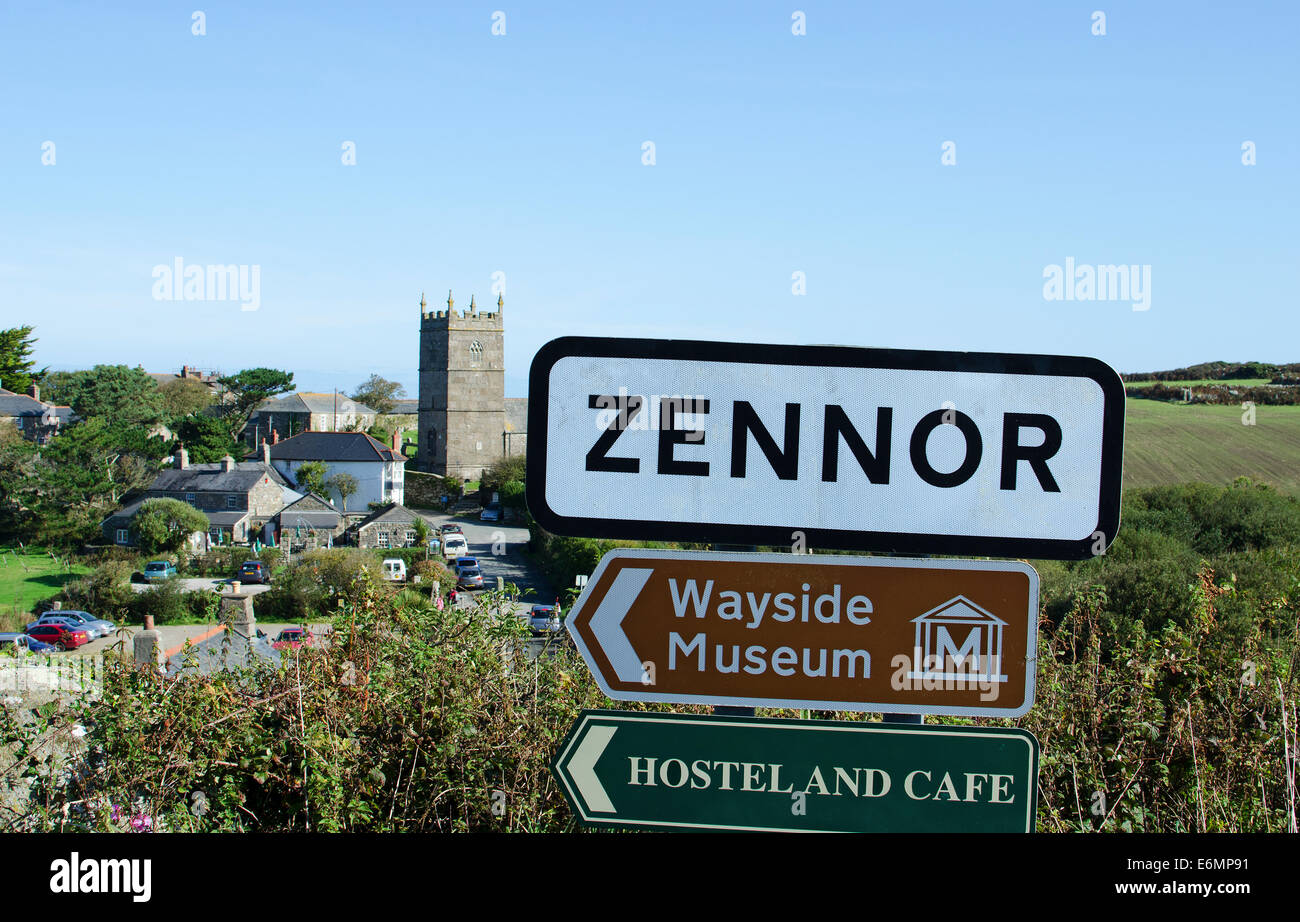 Zennor Village Cornwall High Resolution Stock Photography and Images ...