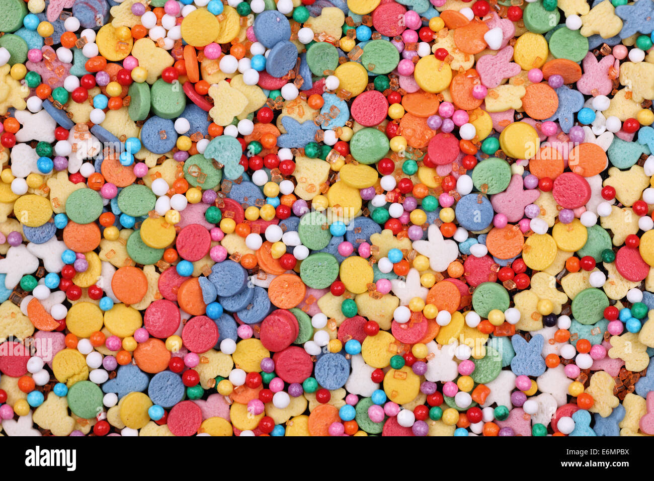 Multicolor sprinkles background Stock Photo - Alamy