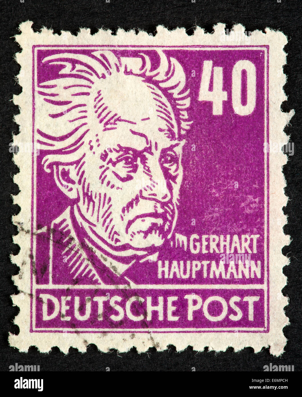 German postage stamp Stock Photo - Alamy