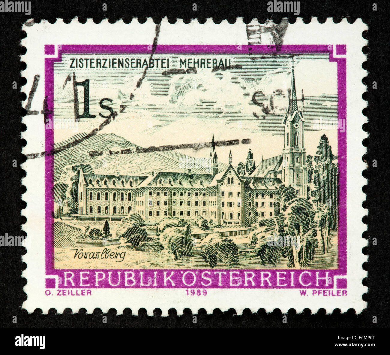 Austrian postage stamp Stock Photo - Alamy