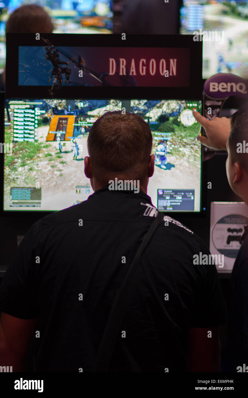 Gamescom is the largest fair for computer games worldwide Stock Photo ...