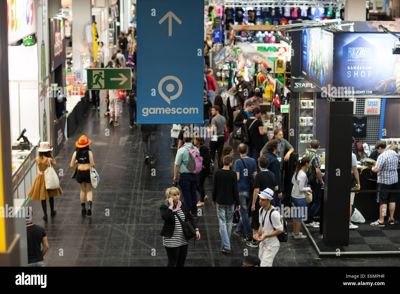 Gamescom is the largest fair for computer games worldwide Stock Photo ...