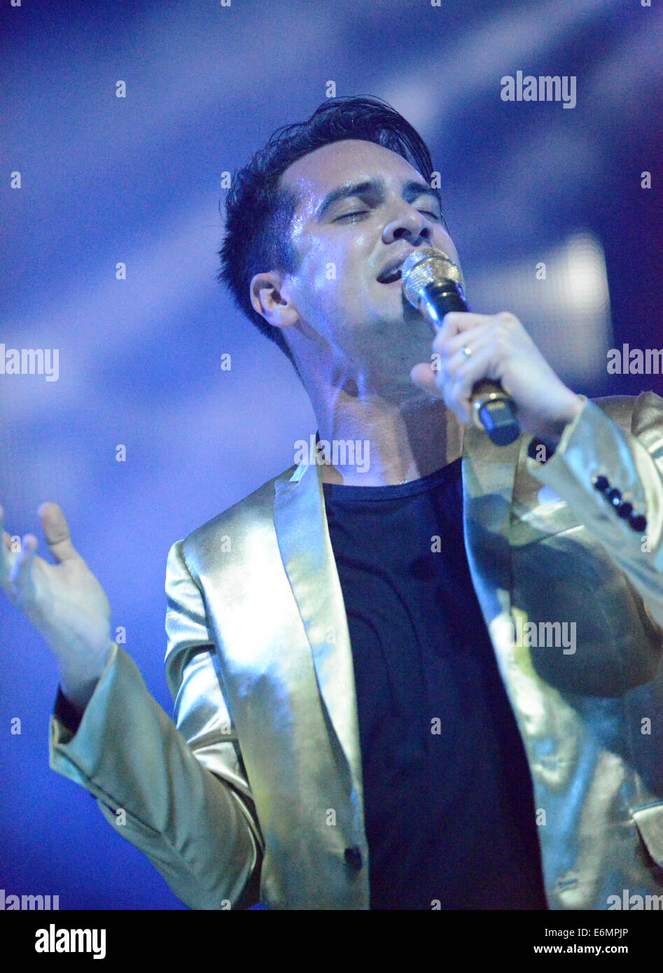 Los Angeles, California, USA. 27th Aug, 2014. Musician - BRENDON URIE ...