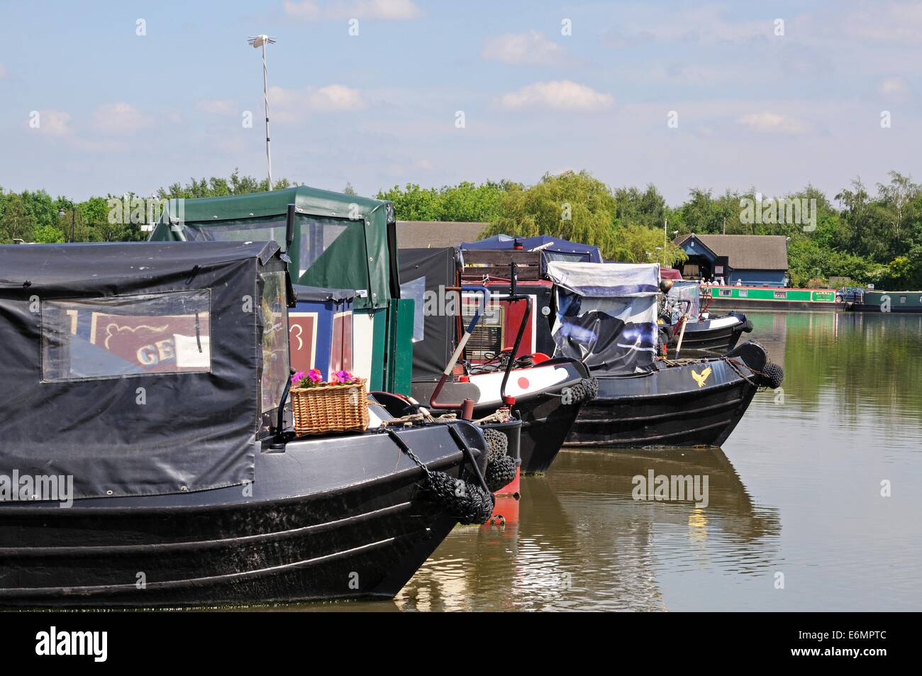 Barton Marina Staffordshire High Resolution Stock Photography and ...