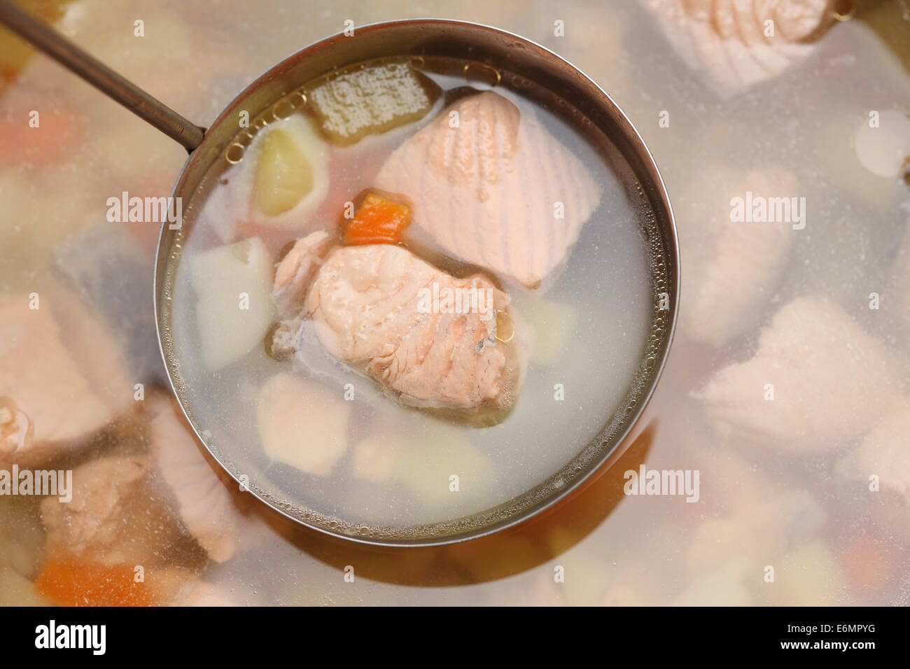 Fish Soup. Close-up Stock Photo - Alamy
