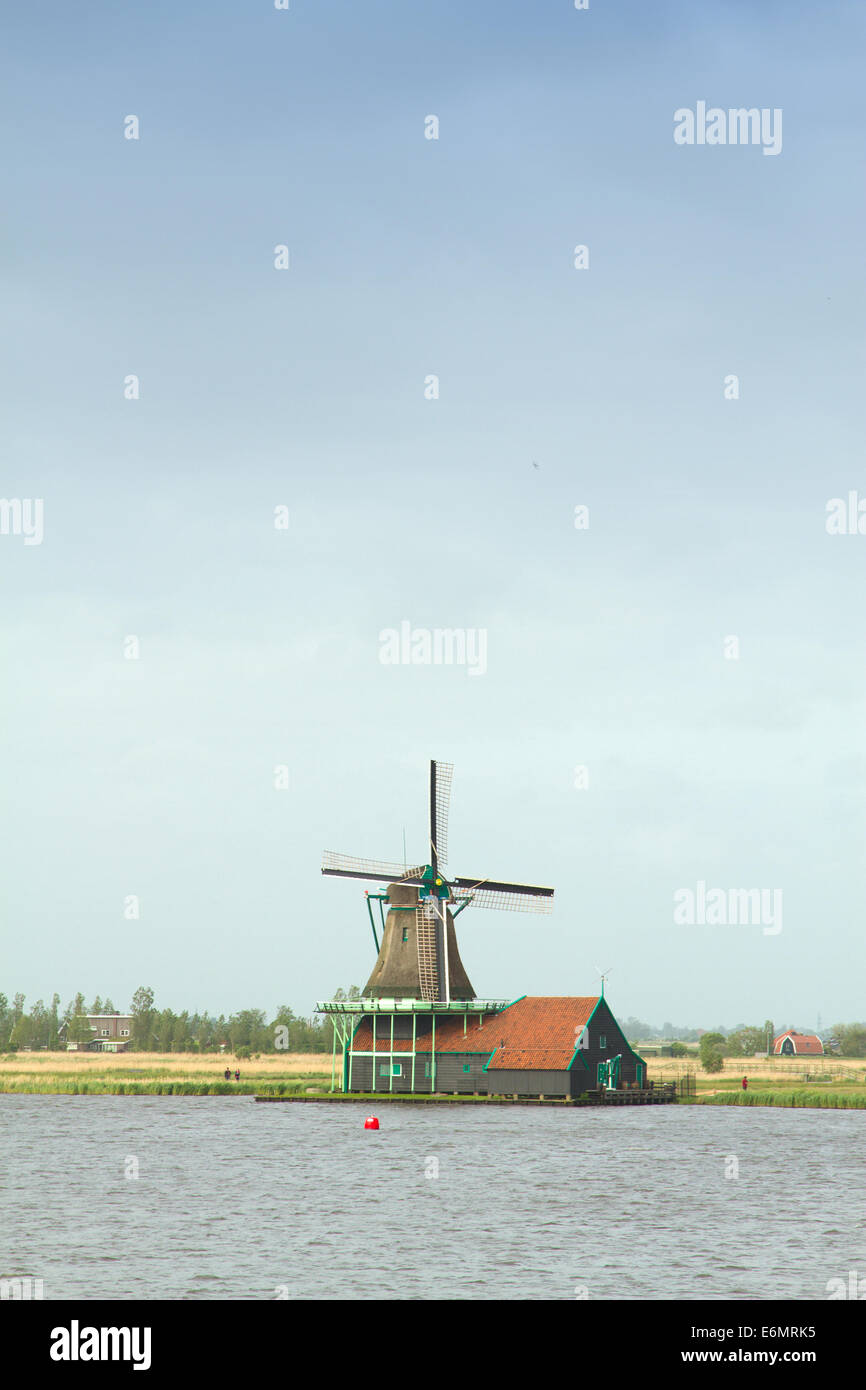 Traditional dutch windmills Stock Photo - Alamy