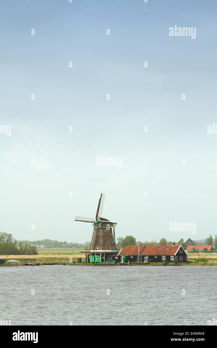 Traditional dutch windmills Stock Photo - Alamy