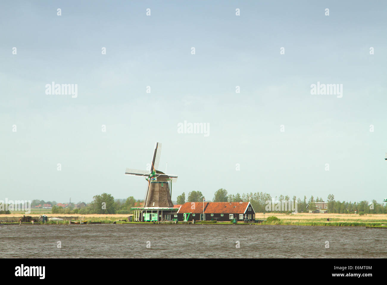 Traditional dutch windmills Stock Photo - Alamy
