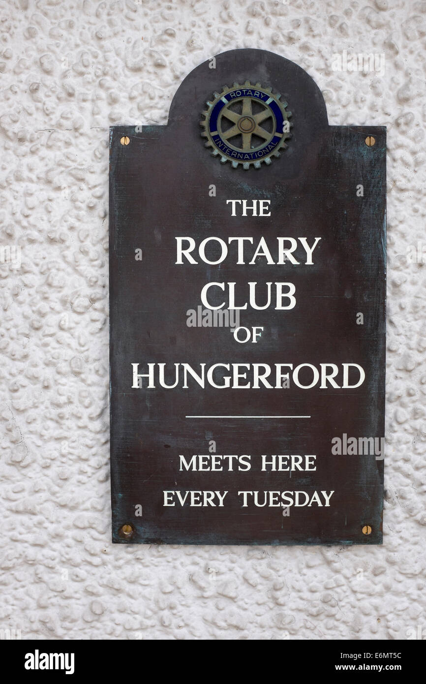 Rotary club sign hi-res stock photography and images - Alamy