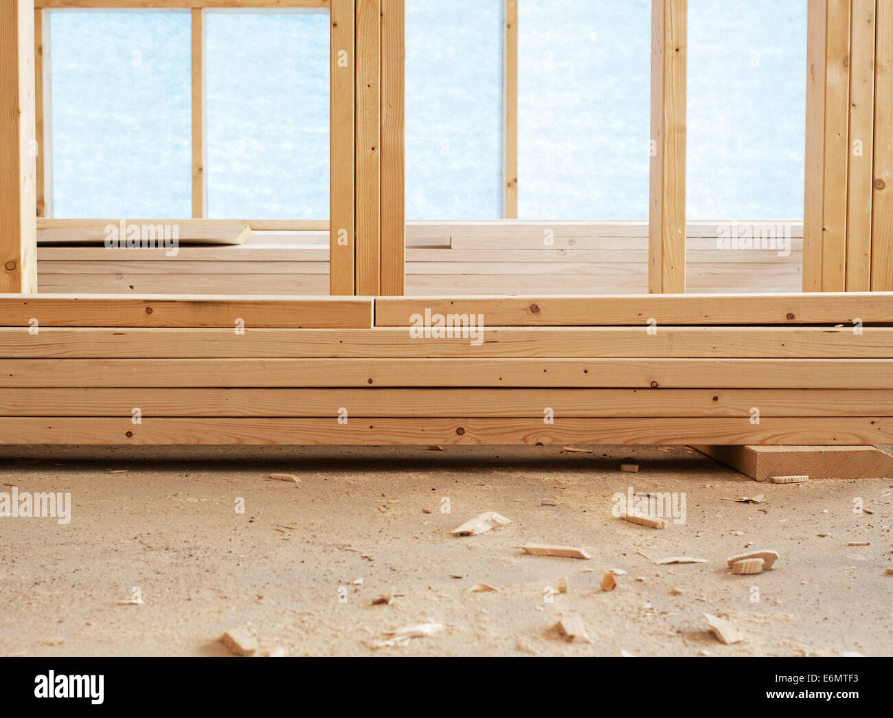 Inside of unfinished house hi-res stock photography and images - Alamy