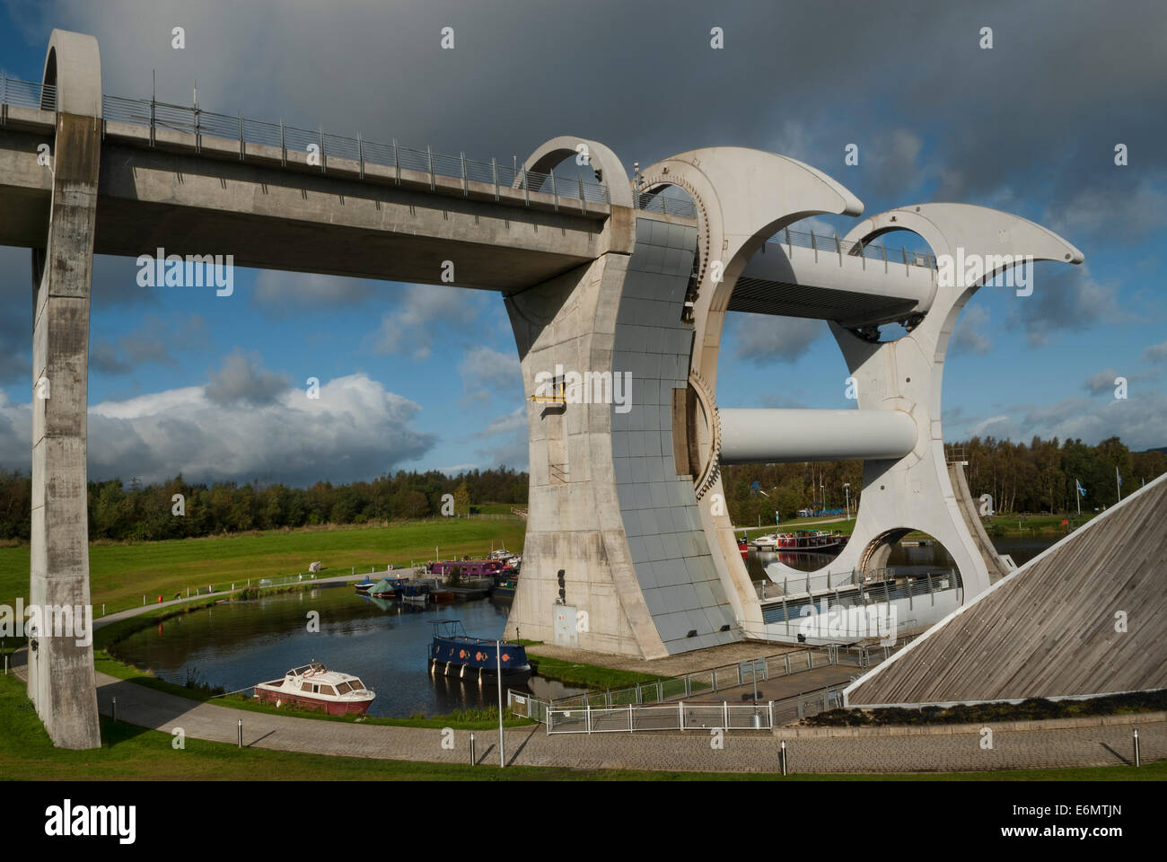 The Falkirk Wheel Stock Photo - Alamy