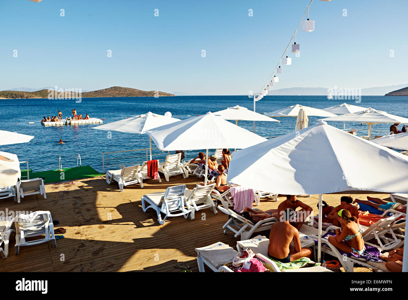 On the beaches of beautiful Bitez, Turkey Stock Photo - Alamy