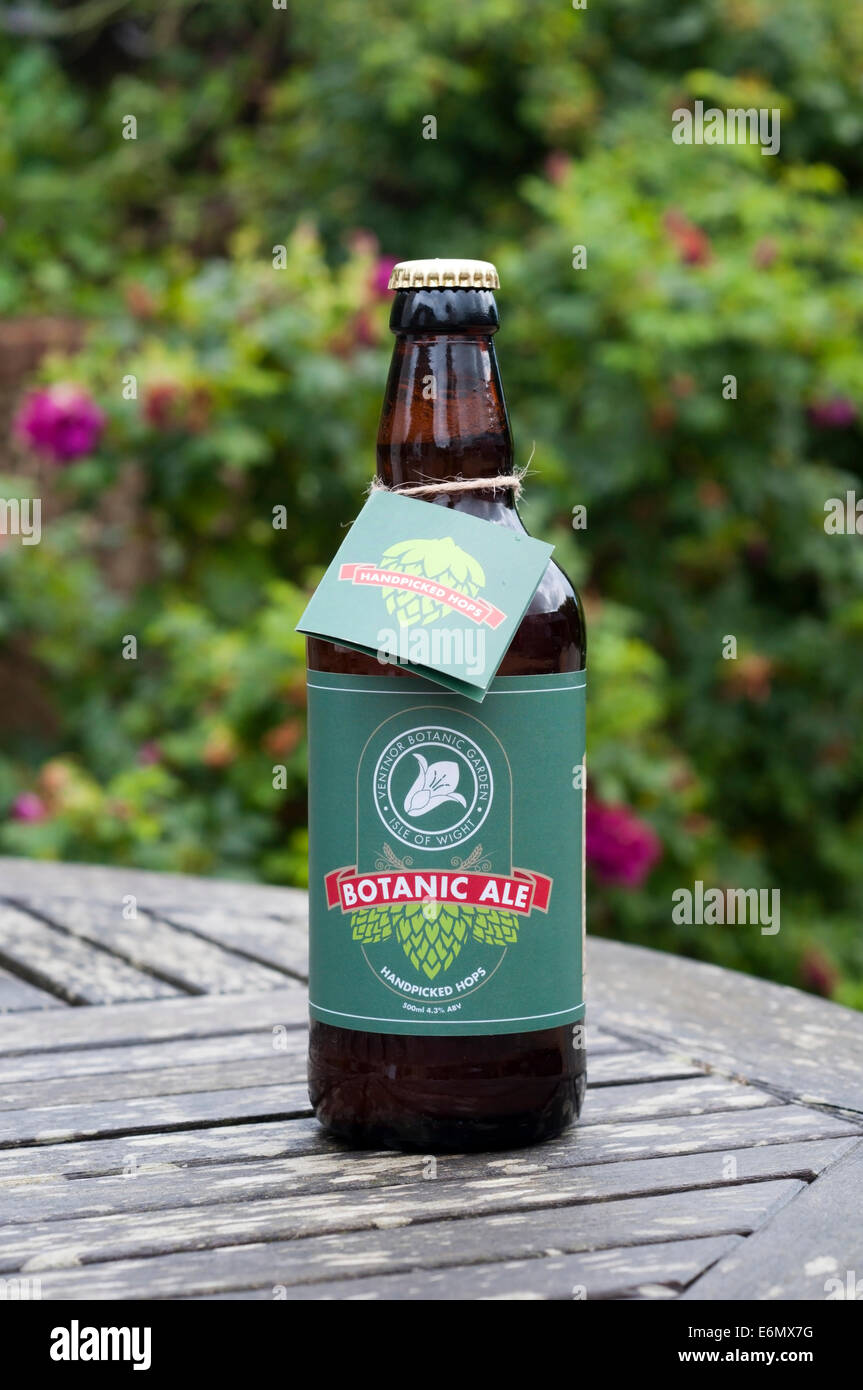 A bottle of cold-filtered Botanic Ale brewed by Yates from hand-picked ...