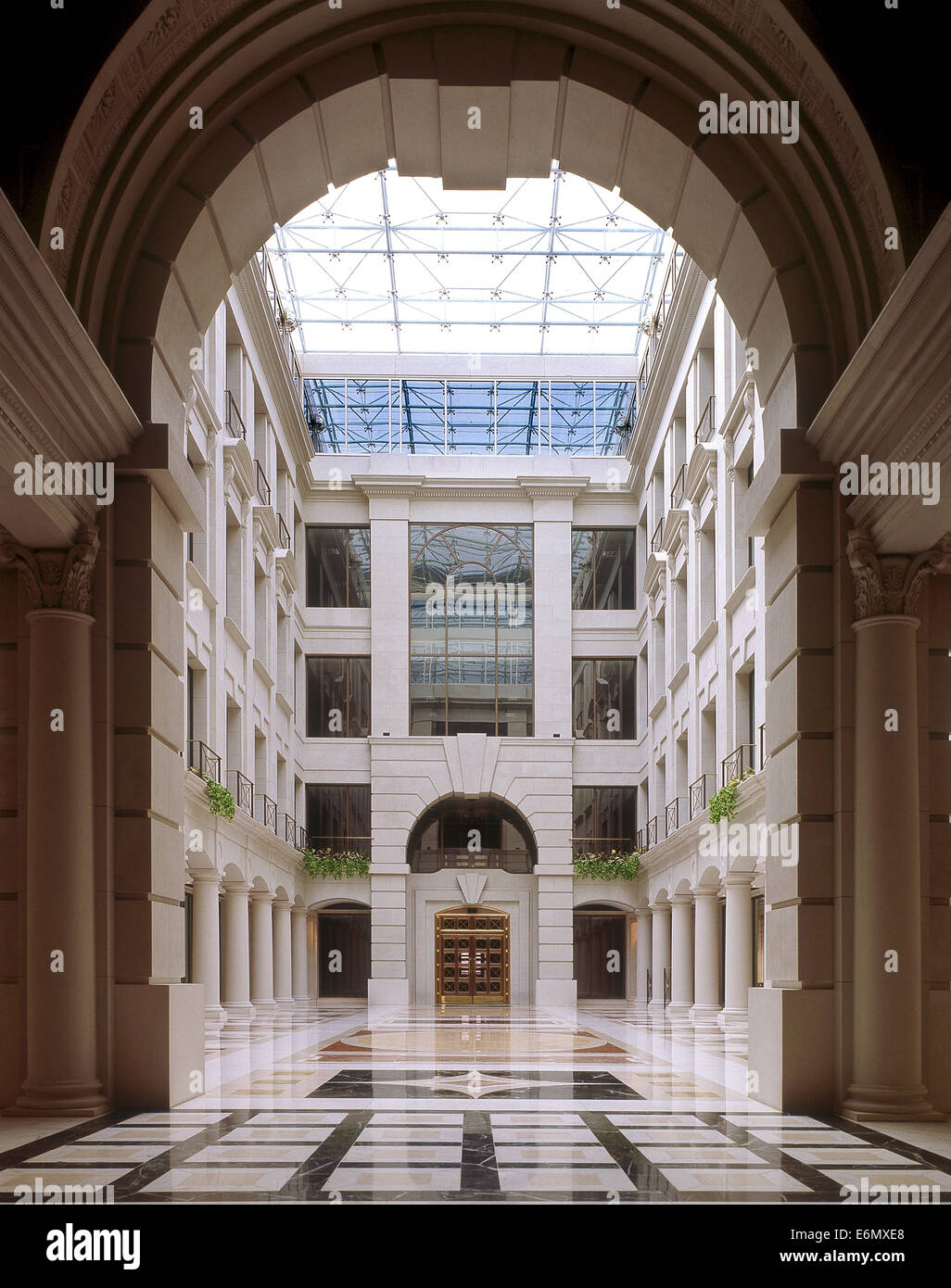 Interior at Vintners Place in the City of London Stock Photo - Alamy