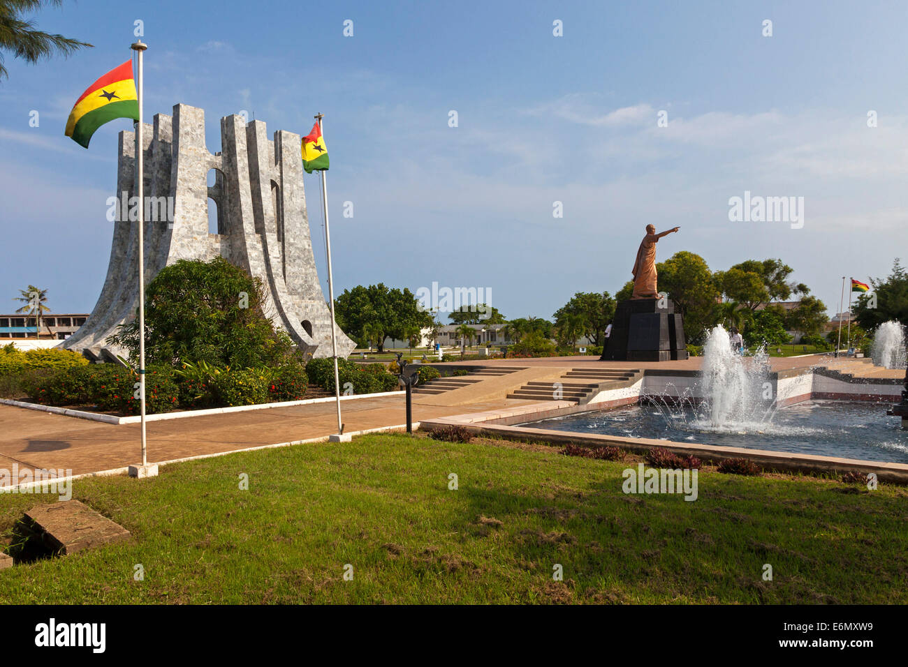 Kwame Nkrumah Memorial Park, Accra, Ghana, Africa Stock Photo - Alamy