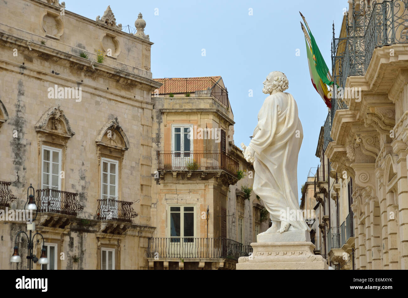 Architectural details of the ancient Syracuse Stock Photo - Alamy